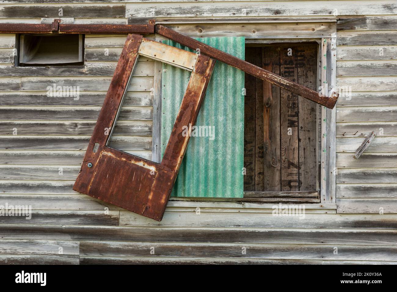 Abandoned Building Window Stock Photo - Alamy