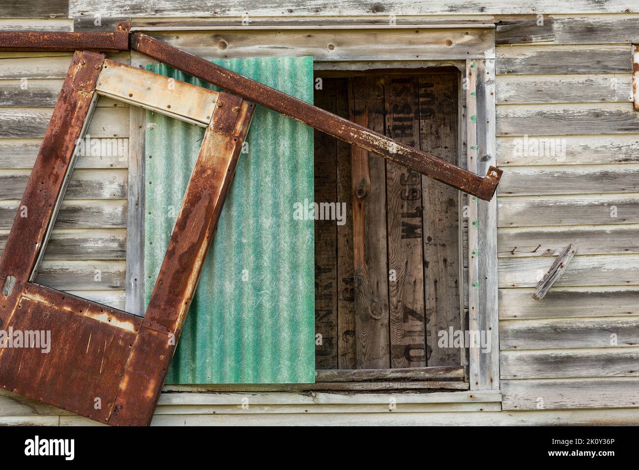 Abandoned Building Window Stock Photo - Alamy