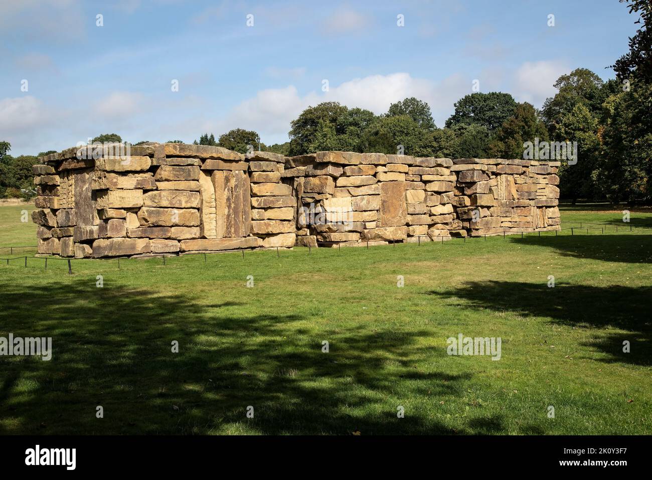 Wall Dale Cubed is a work by Sean Scully comprising 1000 tonnes of ...