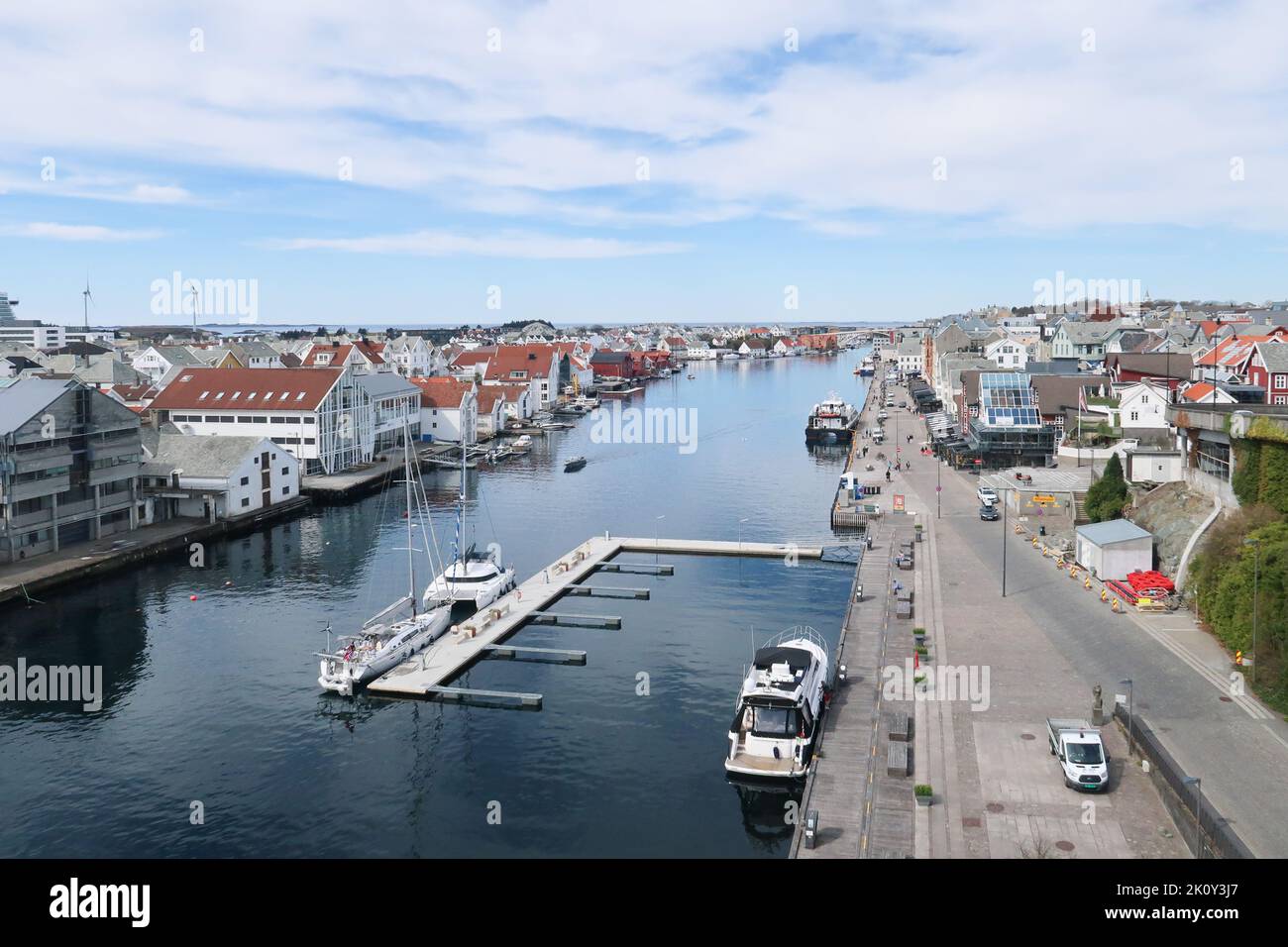The city of Haugesund, Norway. Photo credit should read: Katie Collins ...