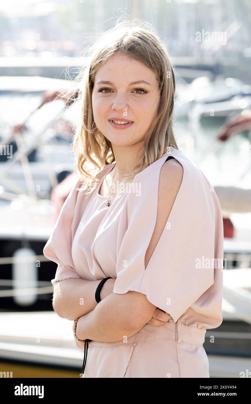 Justine Lacroix attends the photocall for Septieme ciel during the La Rochelle Fiction Festival ...