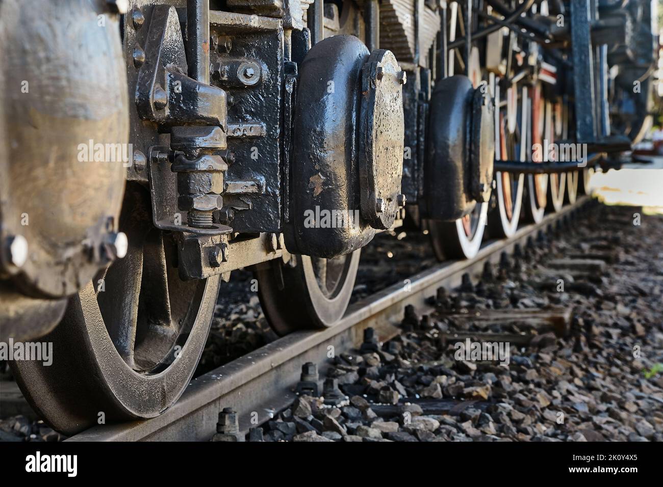 Steam Locomotive Detail Stock Photo - Alamy