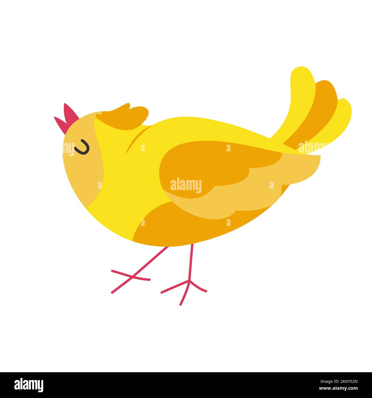 Cute Little Bird Exotic Bird Vector Illustration Stock Vector Image And Art Alamy