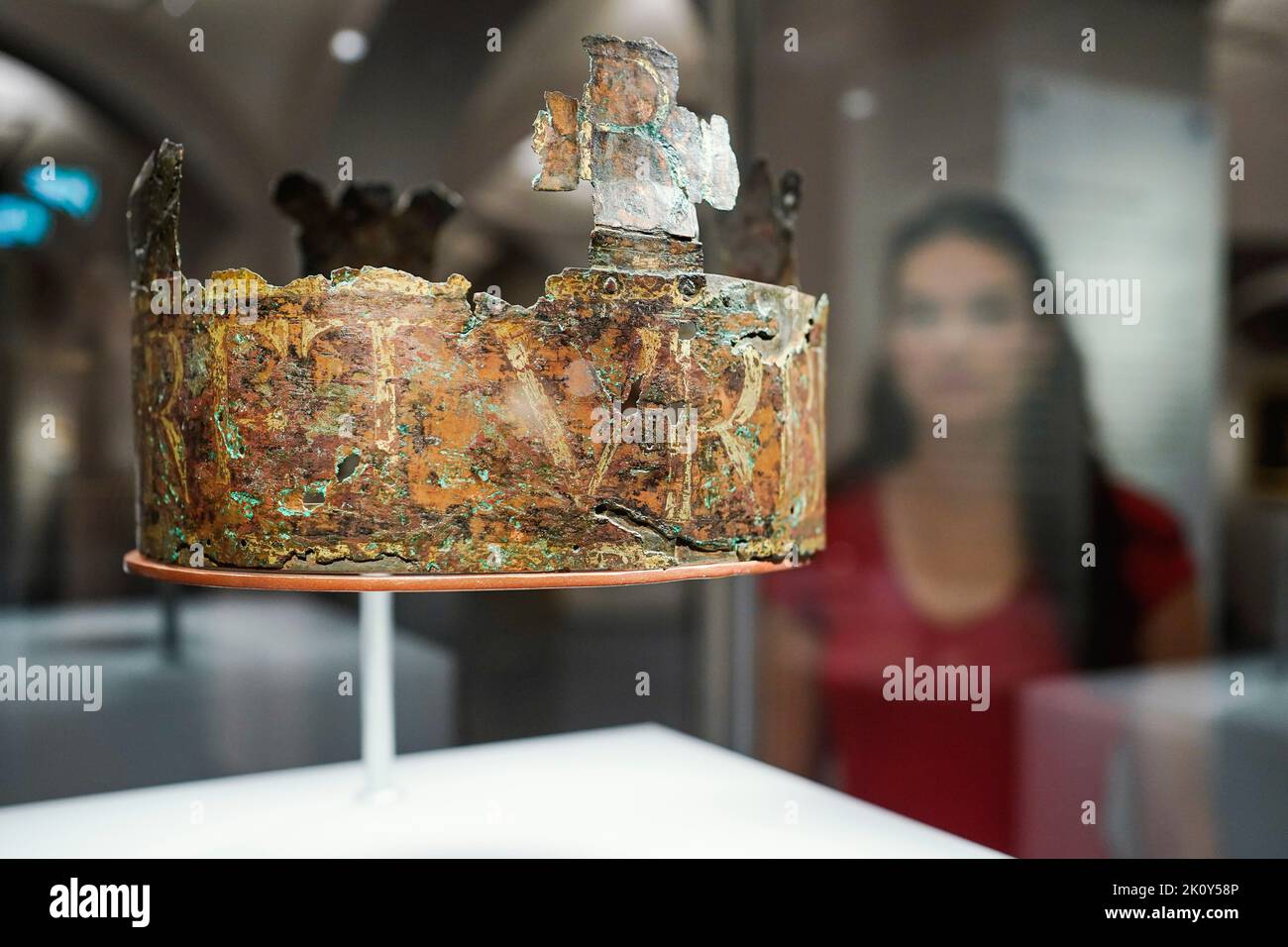 Speyer, Germany. 14th Sep, 2022. The burial crown of Emperor Conrad II ...