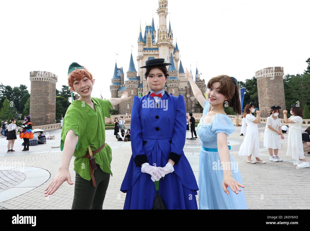 Urayasu, Japan. 14th Sep, 2022. Visitors dressed in costumes from ...