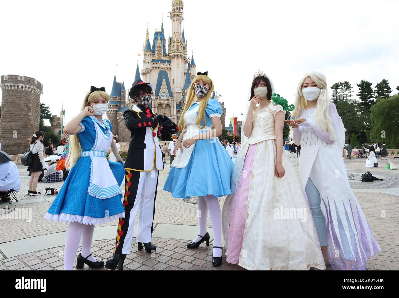 Urayasu, Japan. 14th Sep, 2022. Visitors dressed in costumes from ...