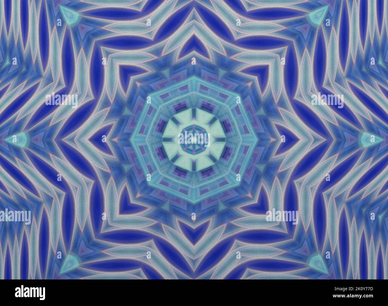 Digital art, 3d illustration. Abstract geometric seamless blue ...
