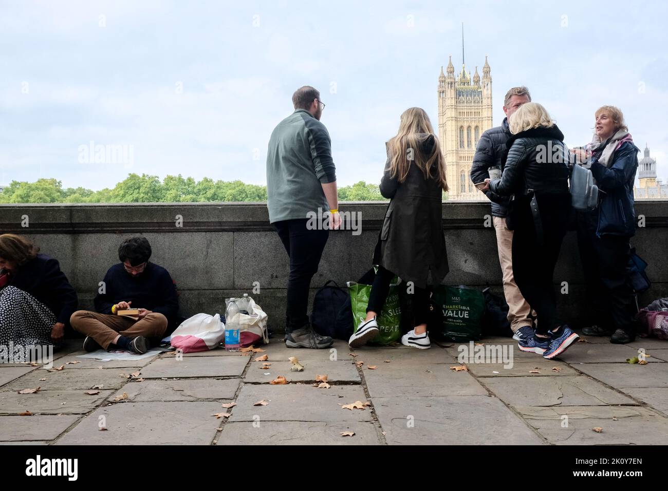Westminster, London, UK. 14th Sept 2022. Mourning the death of Queen ...