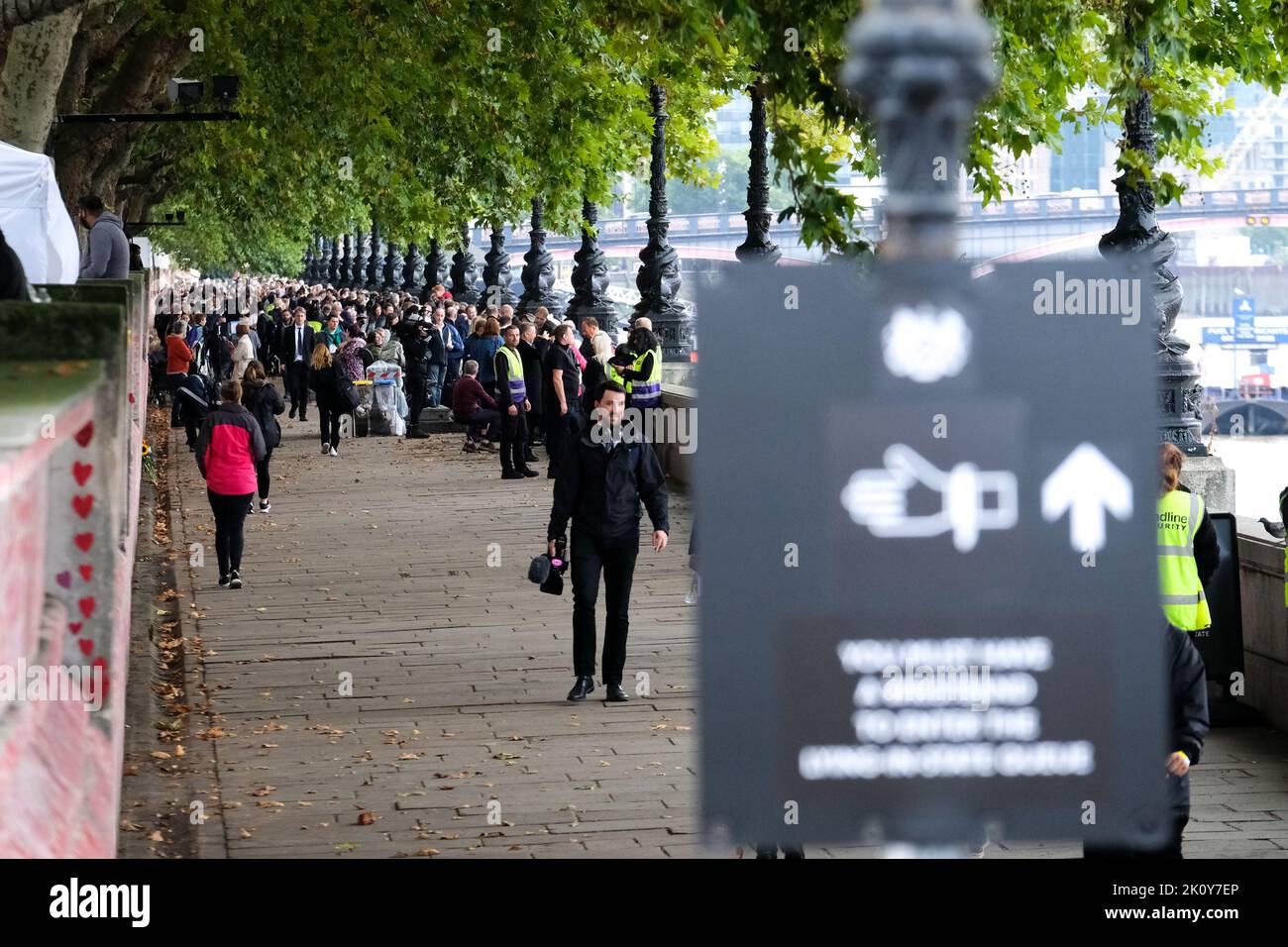Westminster, London, UK. 14th Sept 2022. Mourning the death of Queen ...