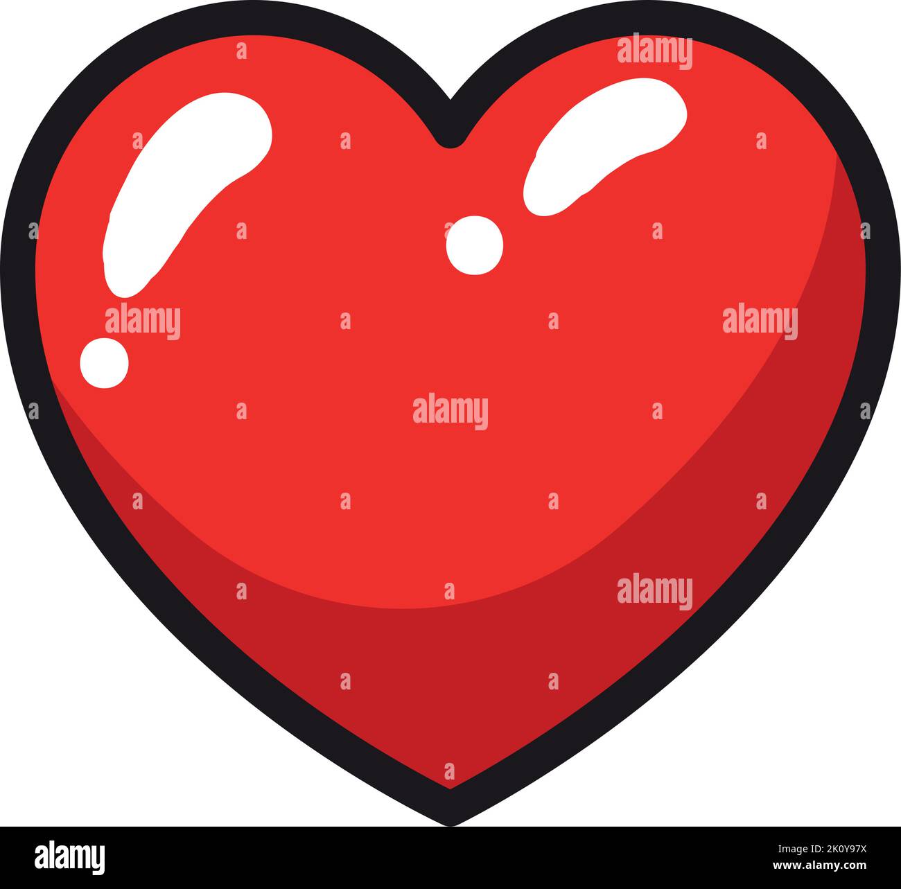 heart cartoon icon Stock Vector Image & Art - Alamy