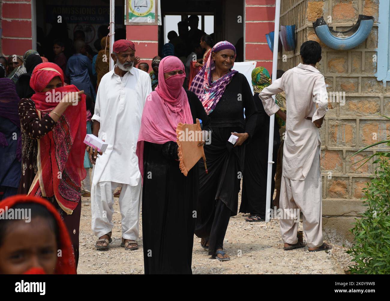 flood affected by floods receive medical treatment in Jamshoro district ...
