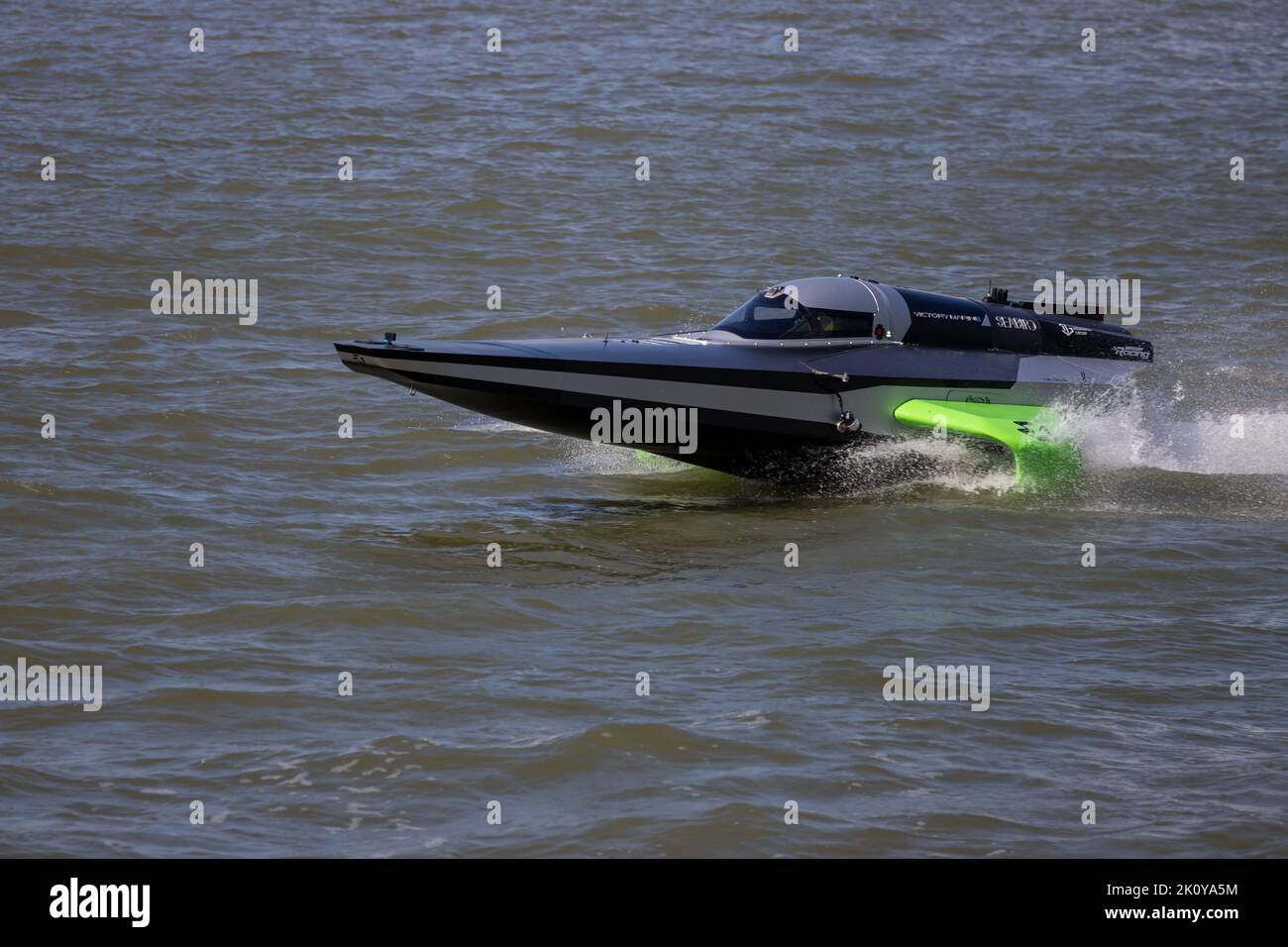 The Racebird, electric speedboat E 1 series at the Wereld Havendagen in ...