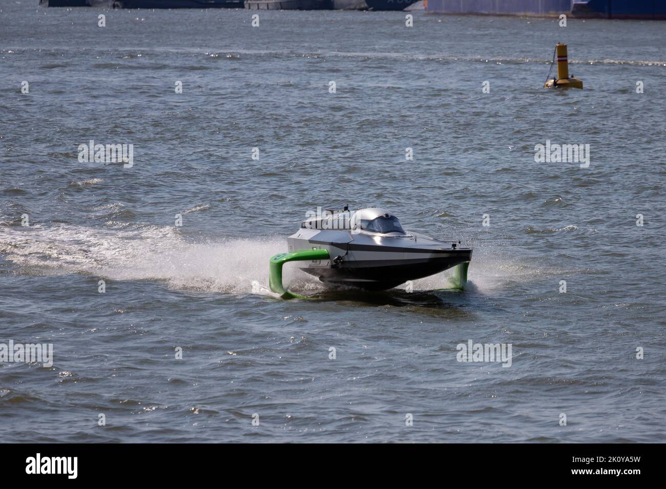The Racebird, electric speedboat E 1 series at the Wereld Havendagen in ...