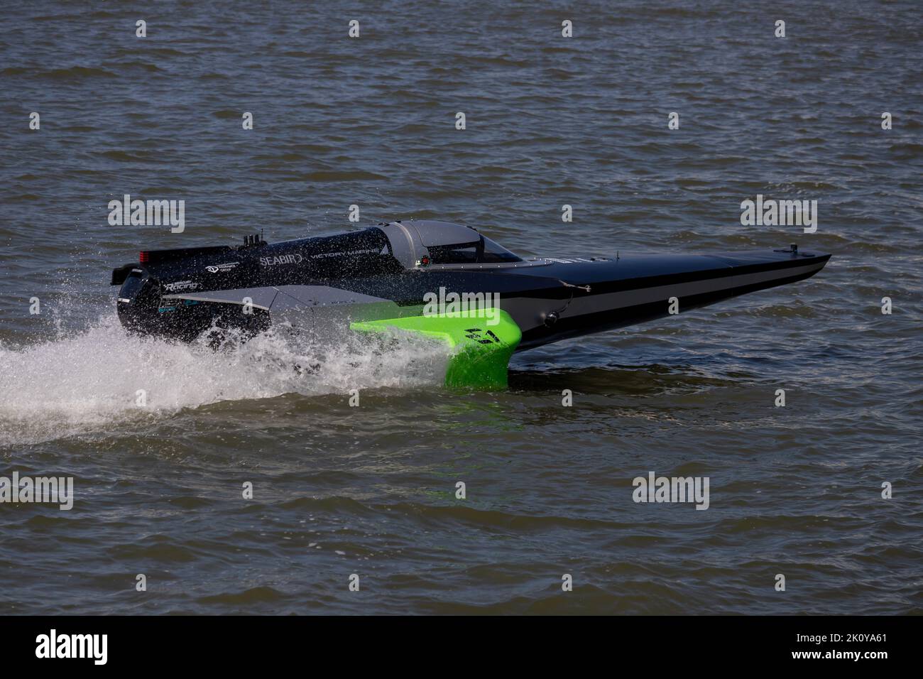The Racebird, electric speedboat E 1 series at the Wereld Havendagen in ...