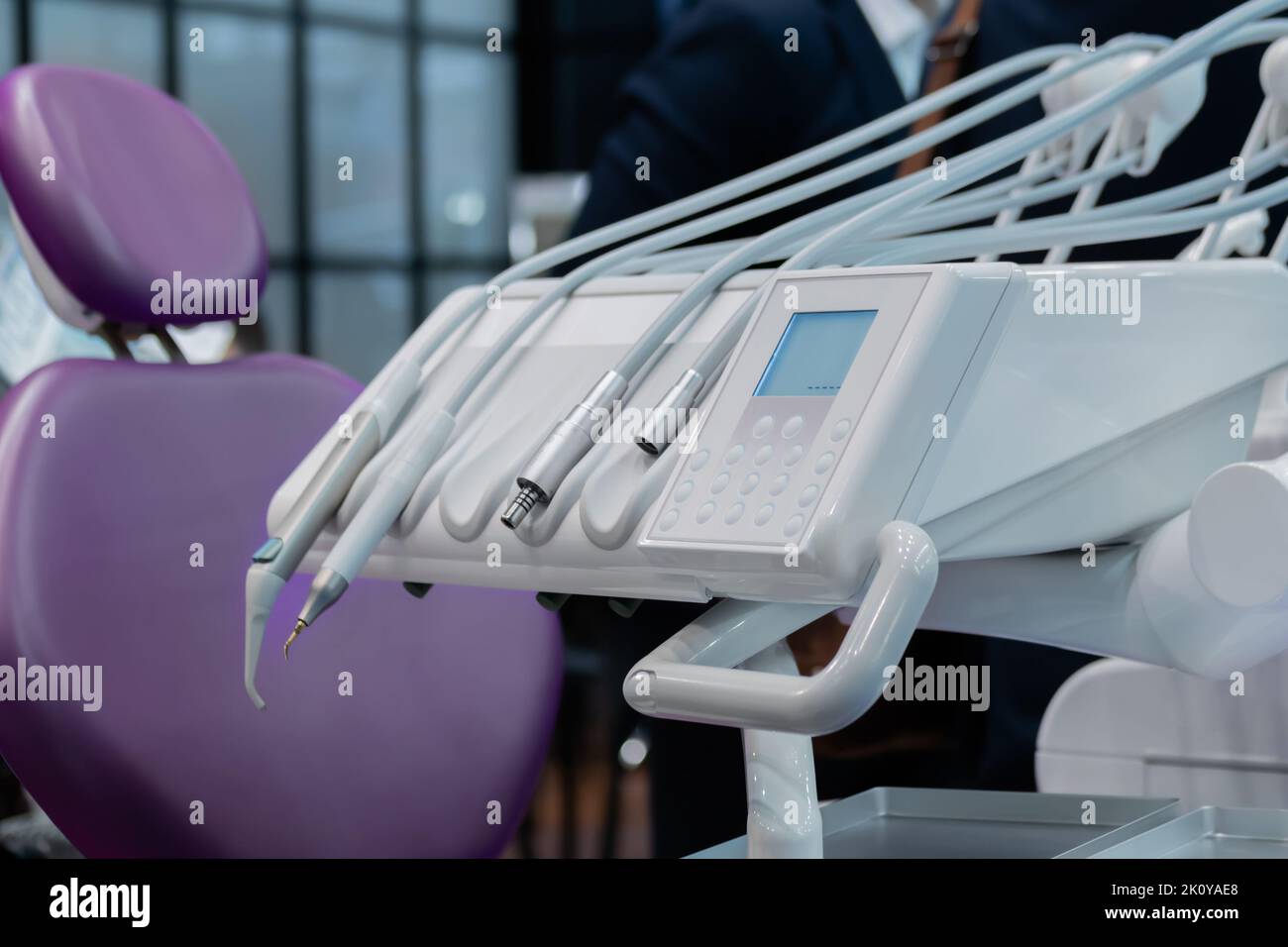 Different instruments and dentistry tools instruments in dental office ...