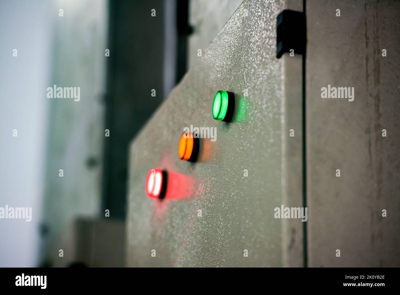 Industrial electrical switch panel in the industrial zone Stock Photo ...