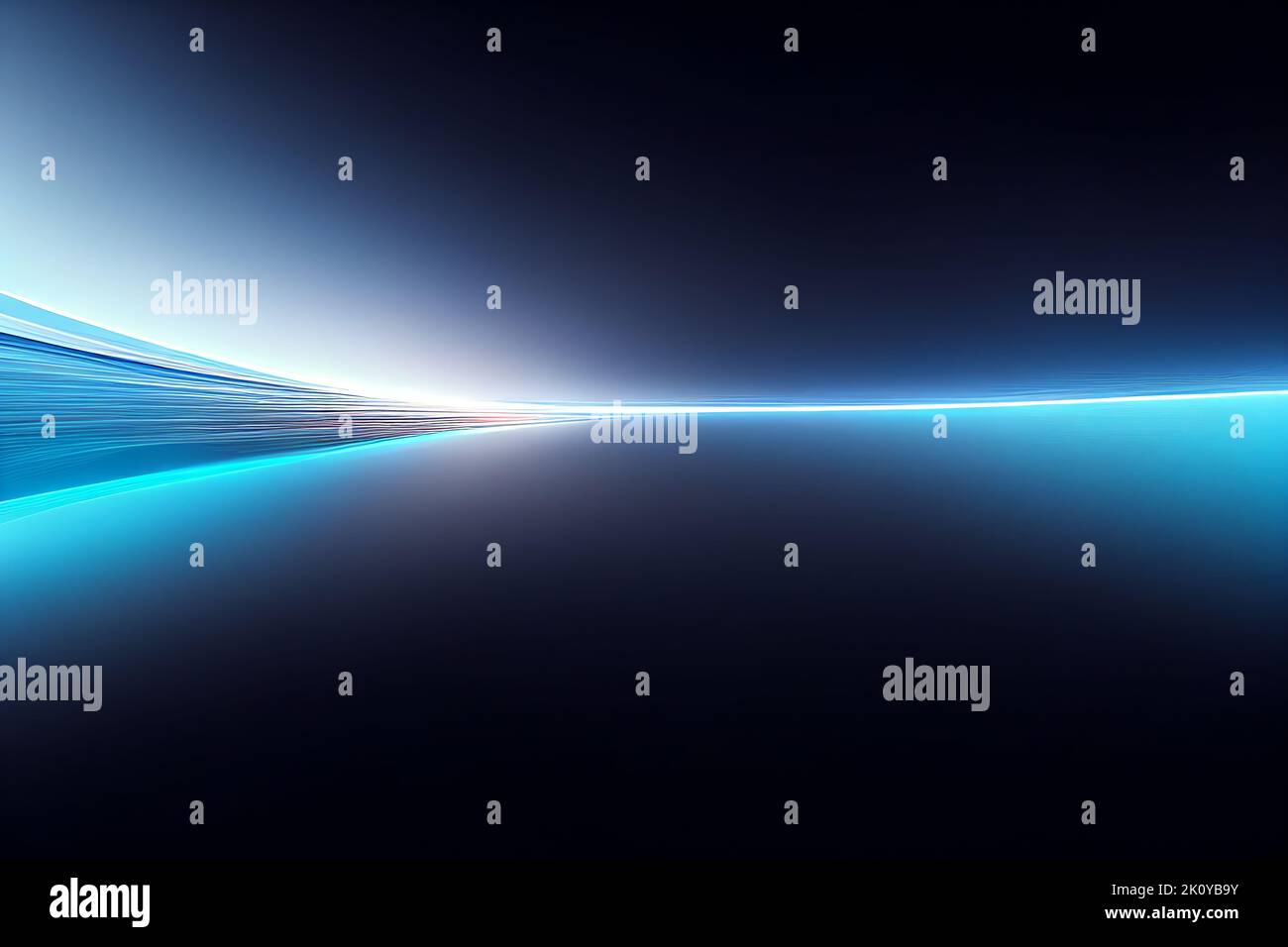 Abstract blue and white waves background. Subtle gradinets, flow liquid ...