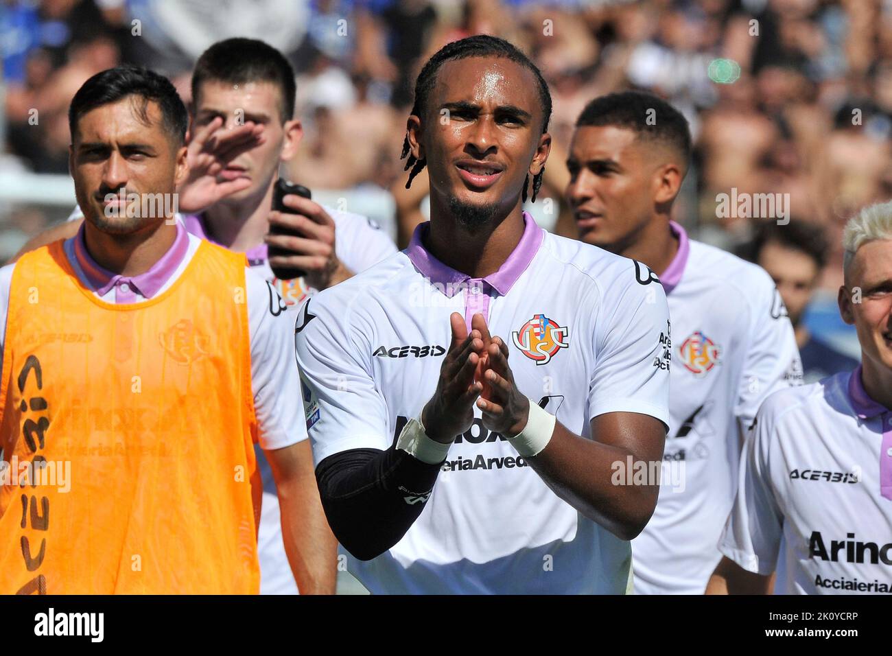 Emanuel Aiwu player of Cremonese, during the match serieA italian ...