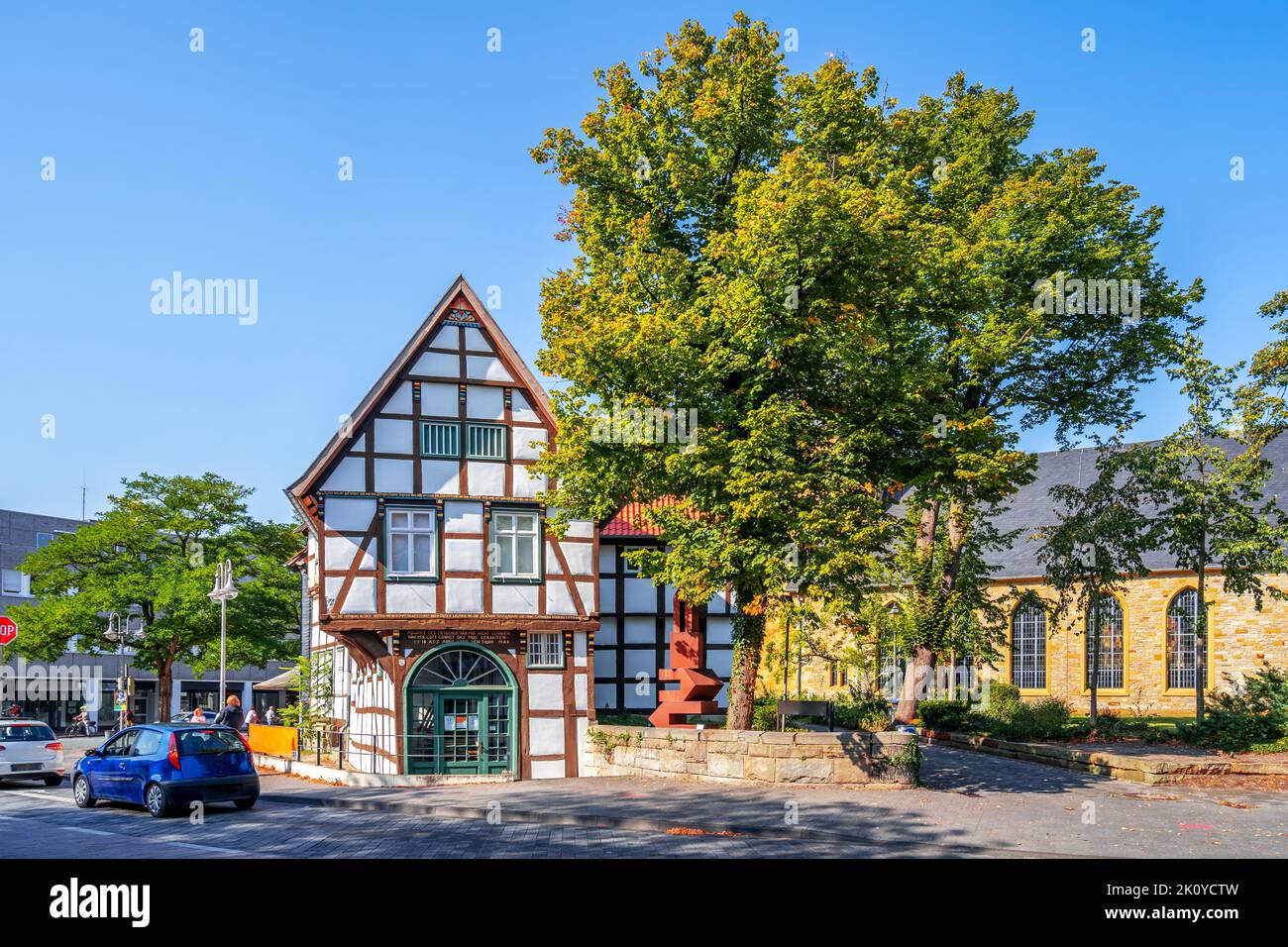Historical city of Gütersloh, Germany Stock Photo - Alamy