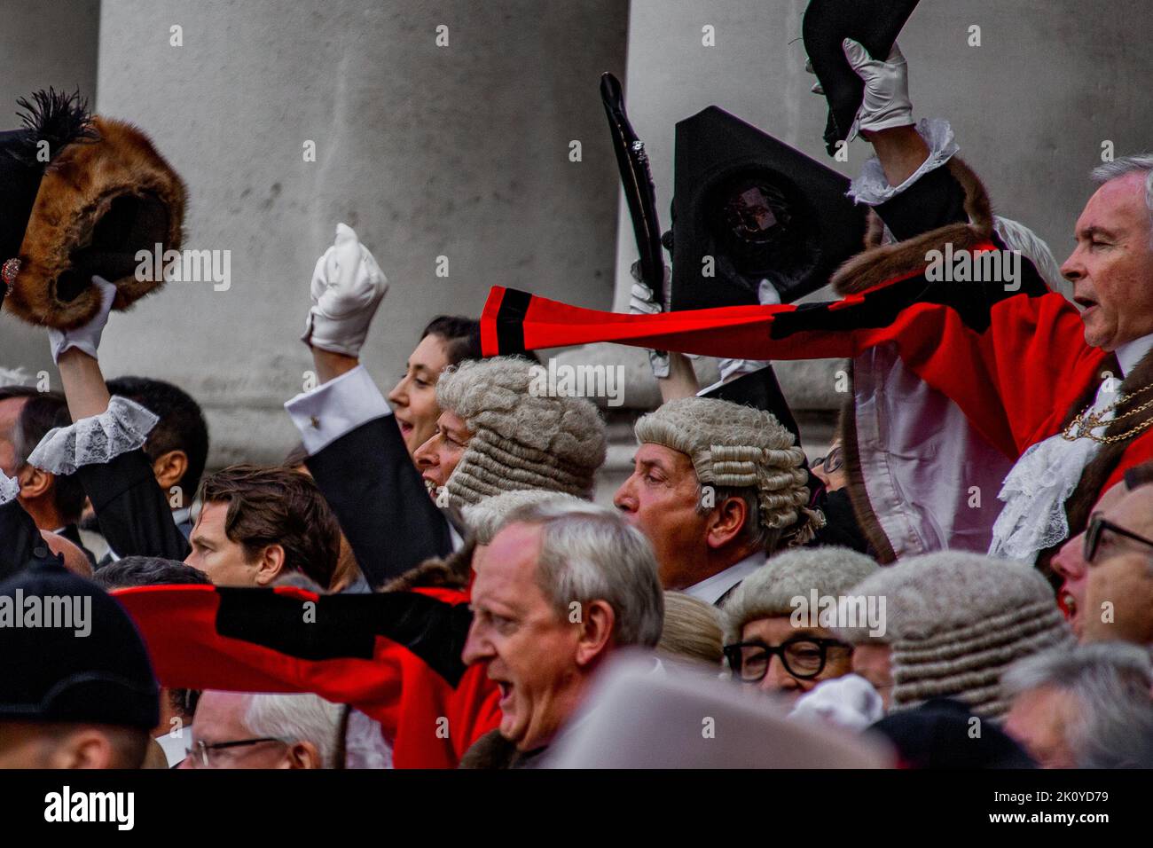 The Proclamation of King Charles III, Royal Exchange, City of London ...