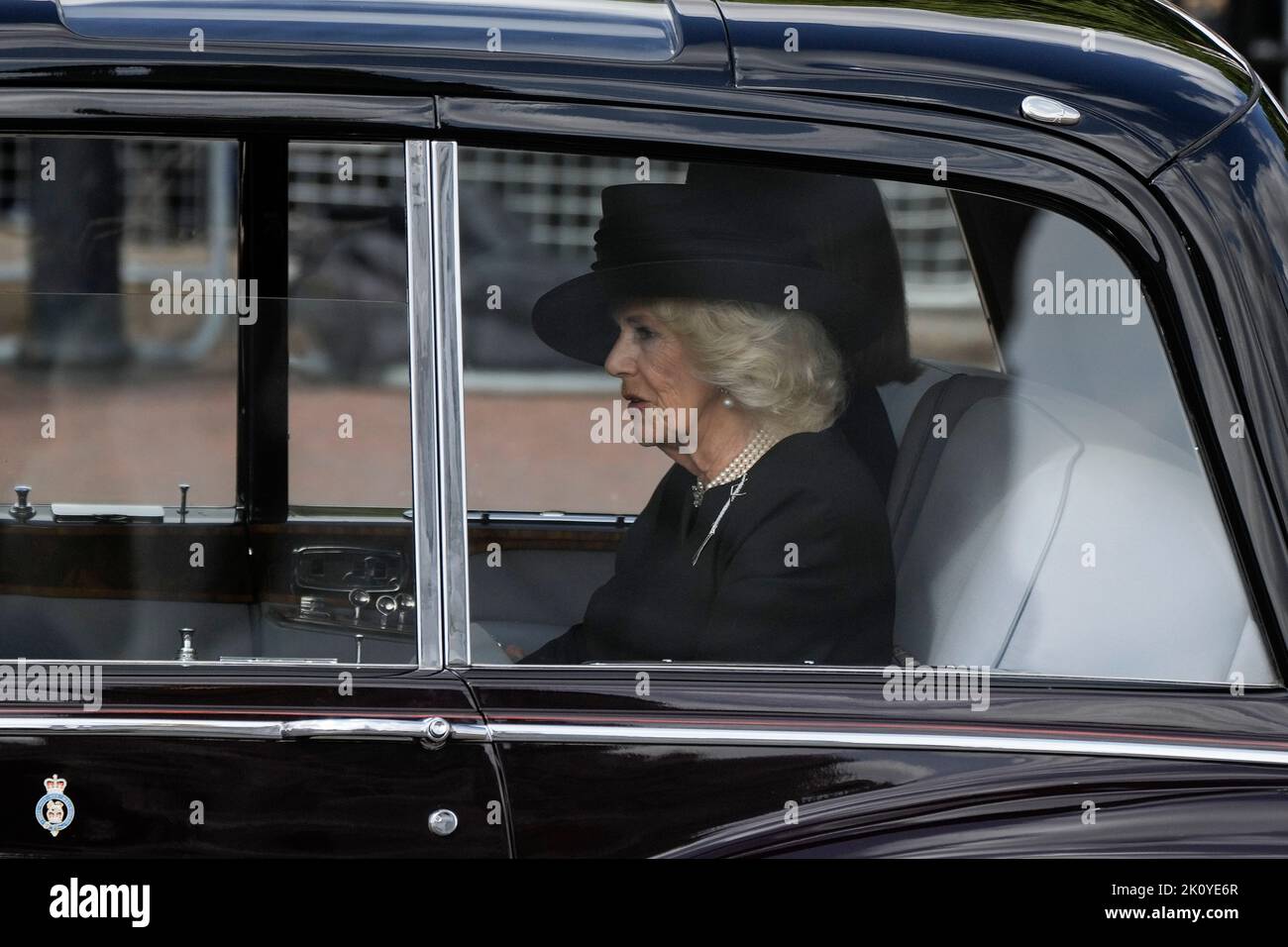 The Queen Consort arrives Buckingham Palace ahead of the ceremonial ...