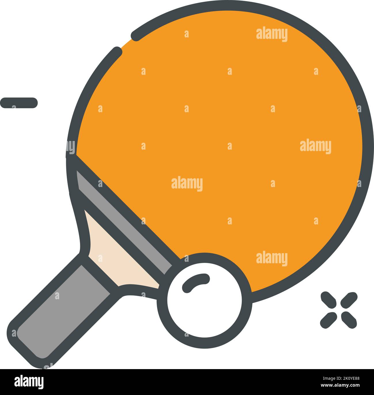 White ping pong ball in Stock Vector Images - Alamy