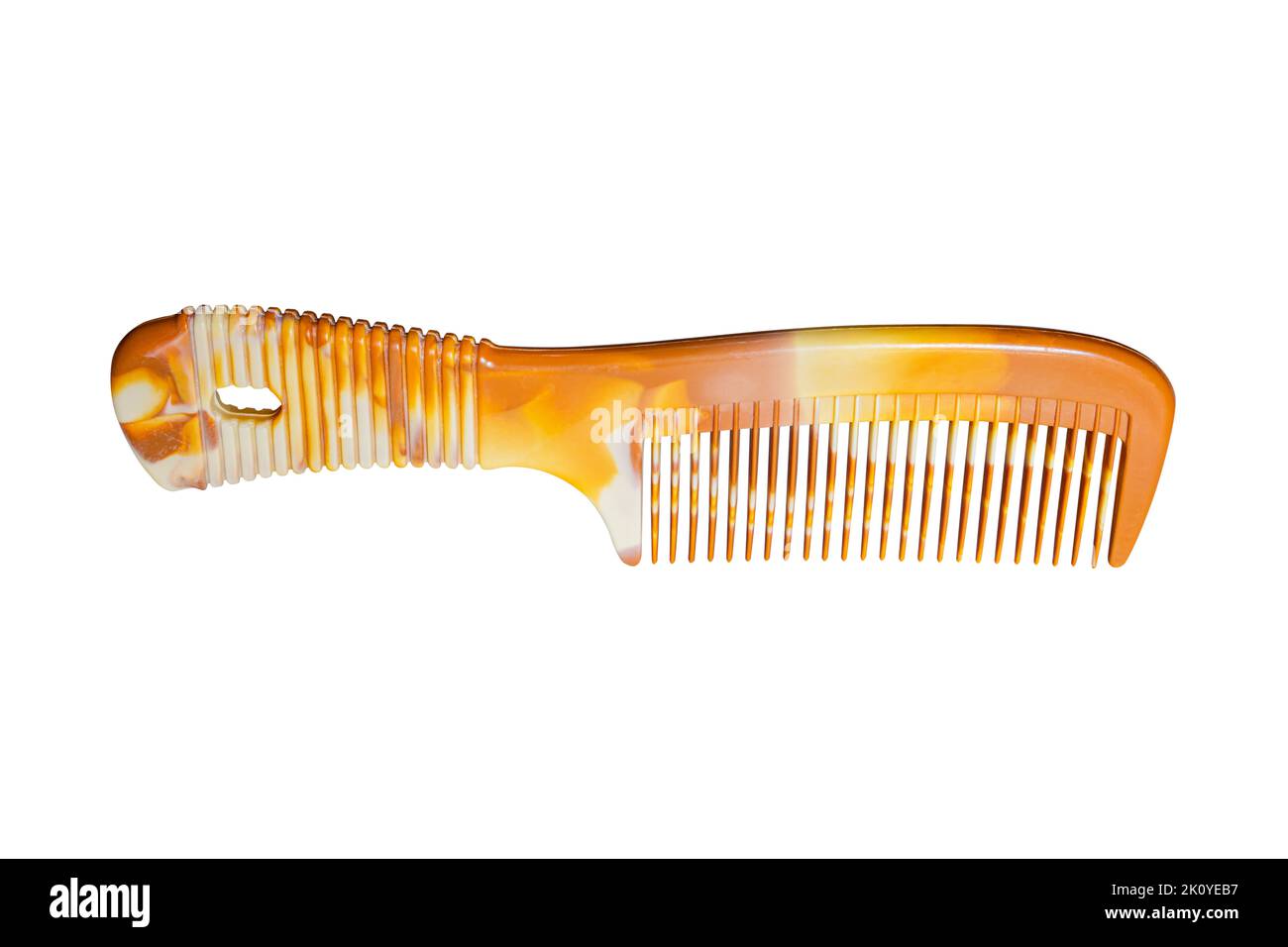 Brown comb isolated on white background included clipping path Stock ...