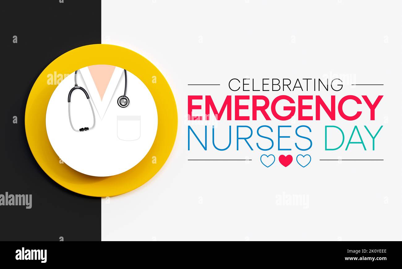 Emergency Nurses day is observed every year in October, ER nurses treat patients who are ...