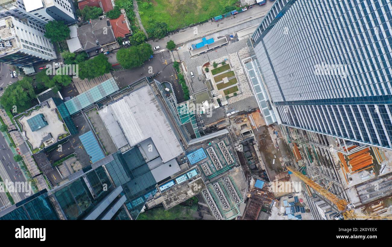 From the top of tall buildings while looking down Stock Photo - Alamy