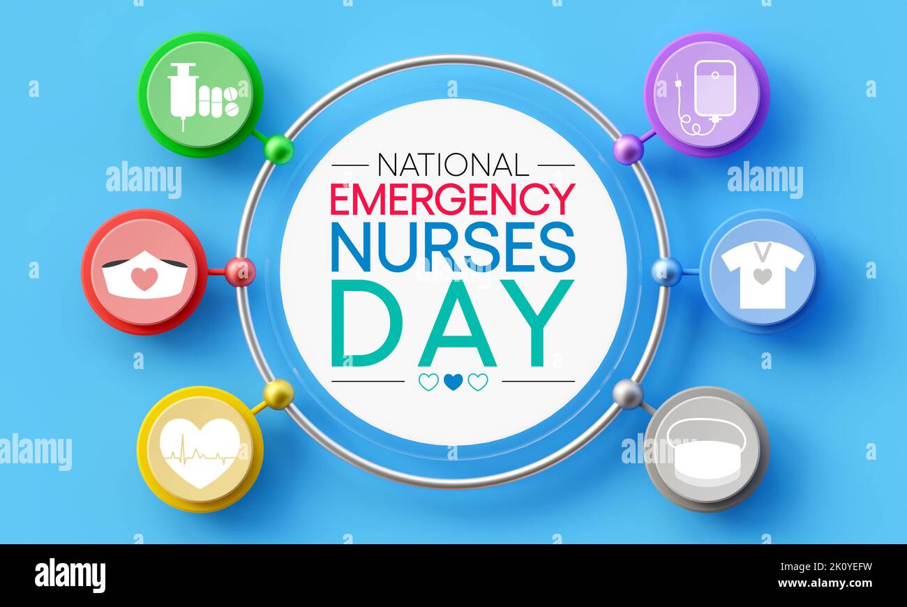 Emergency Nurses Day Is Observed Every Year In October Er Nurses Treat