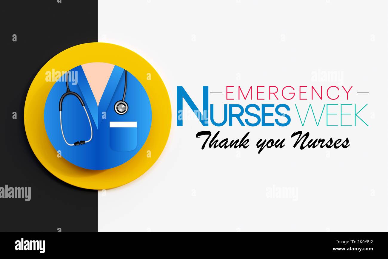 Emergency Nurses week is observed every year in October, ER nurses treat patients who are ...