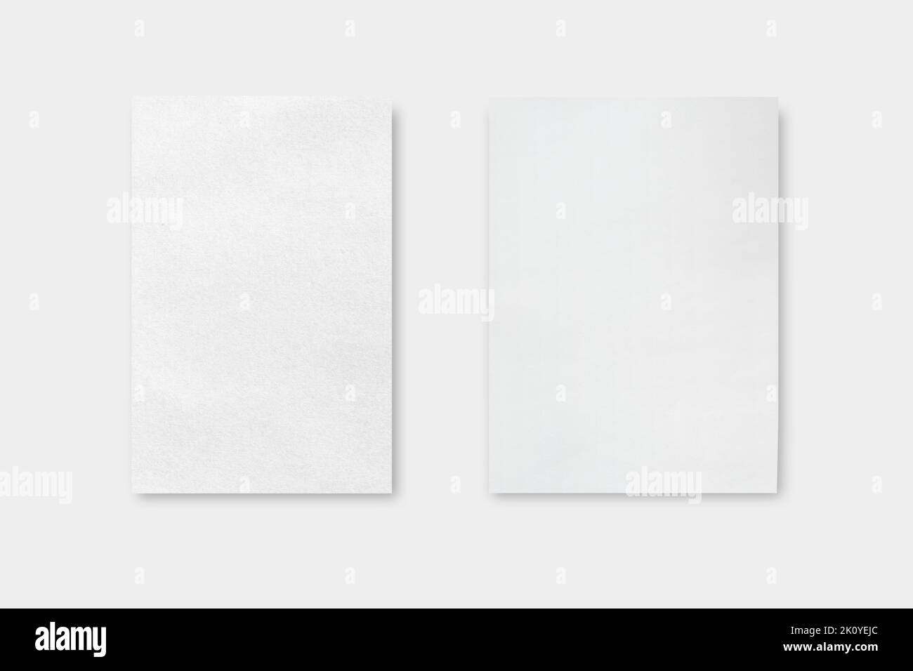 Mockup of business cards isolated on white background included clipping ...