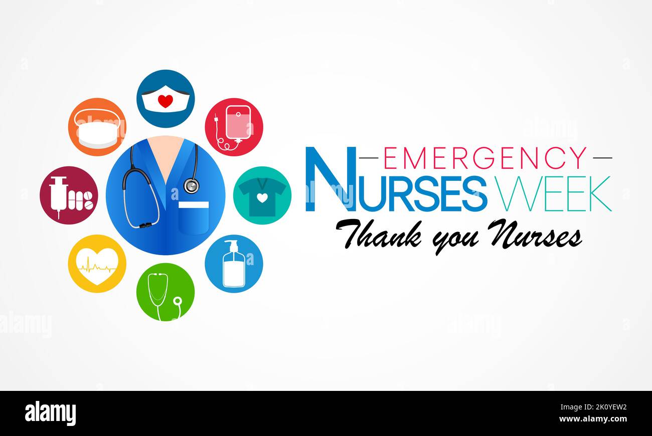 Emergency Nurses week is observed every year in October, ER nurses treat patients who are ...