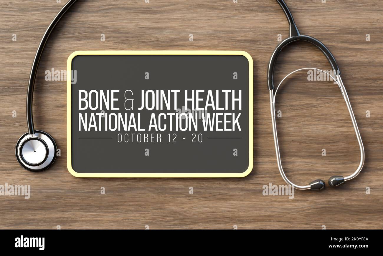 Bone and Joint health action week is observed every year in October ...