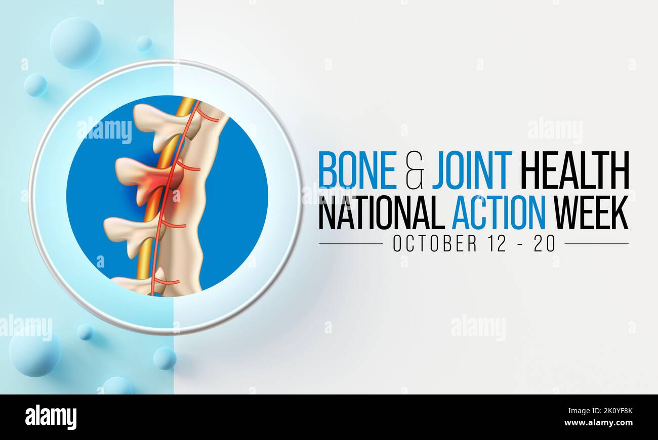 Bone and Joint health action week is observed every year in October ...