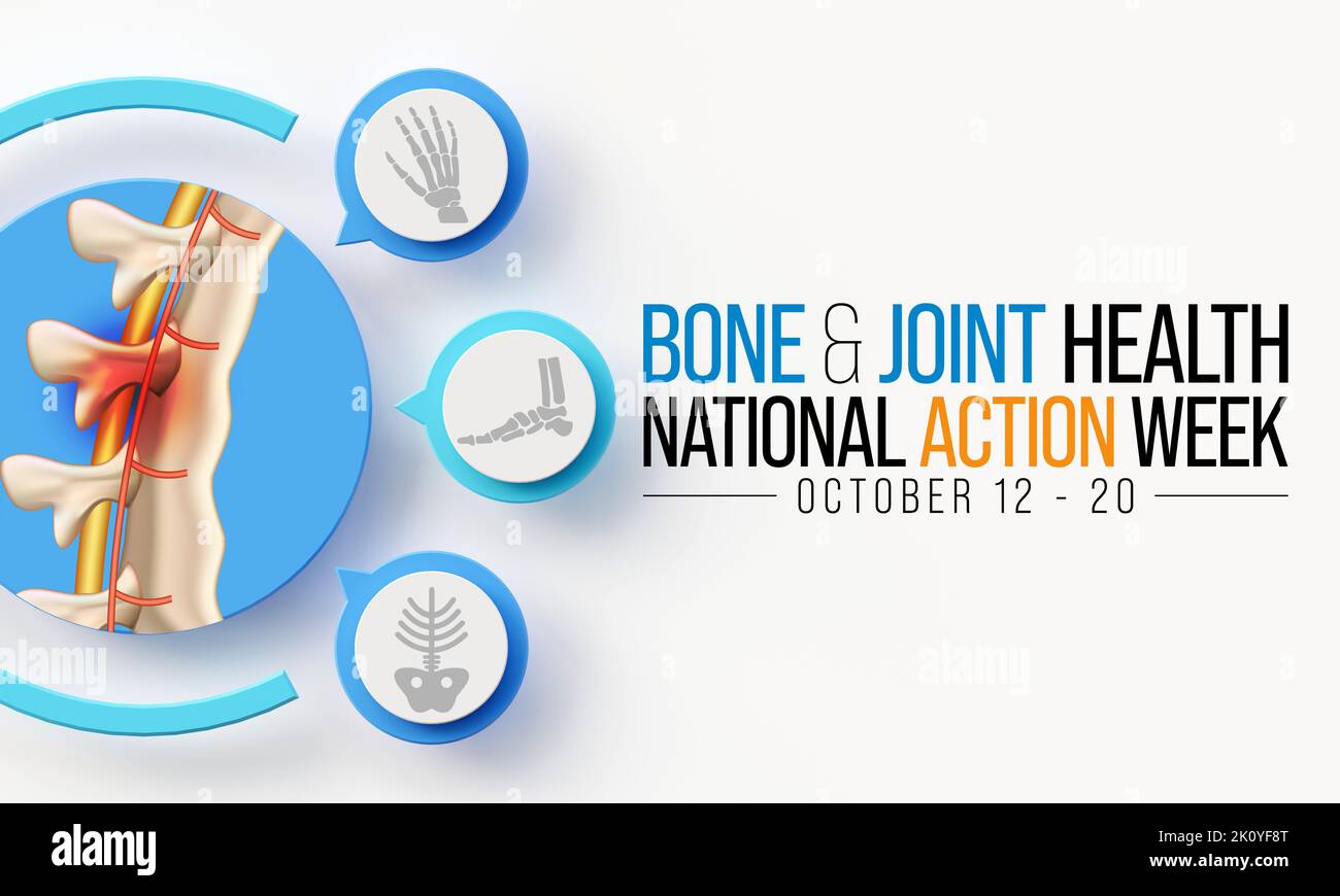 Bone and Joint health action week is observed every year in October ...