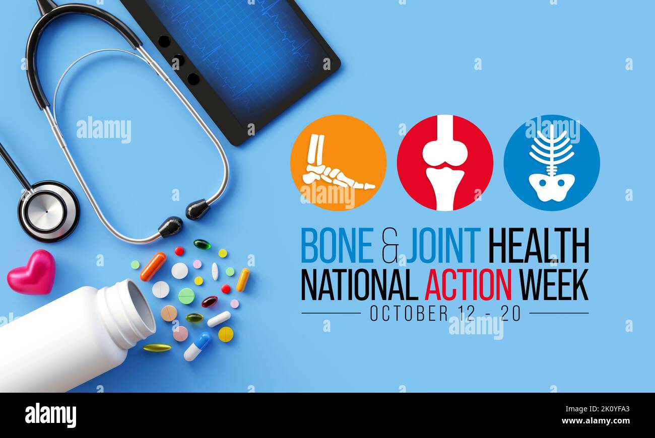 Bone and Joint health action week is observed every year in October ...