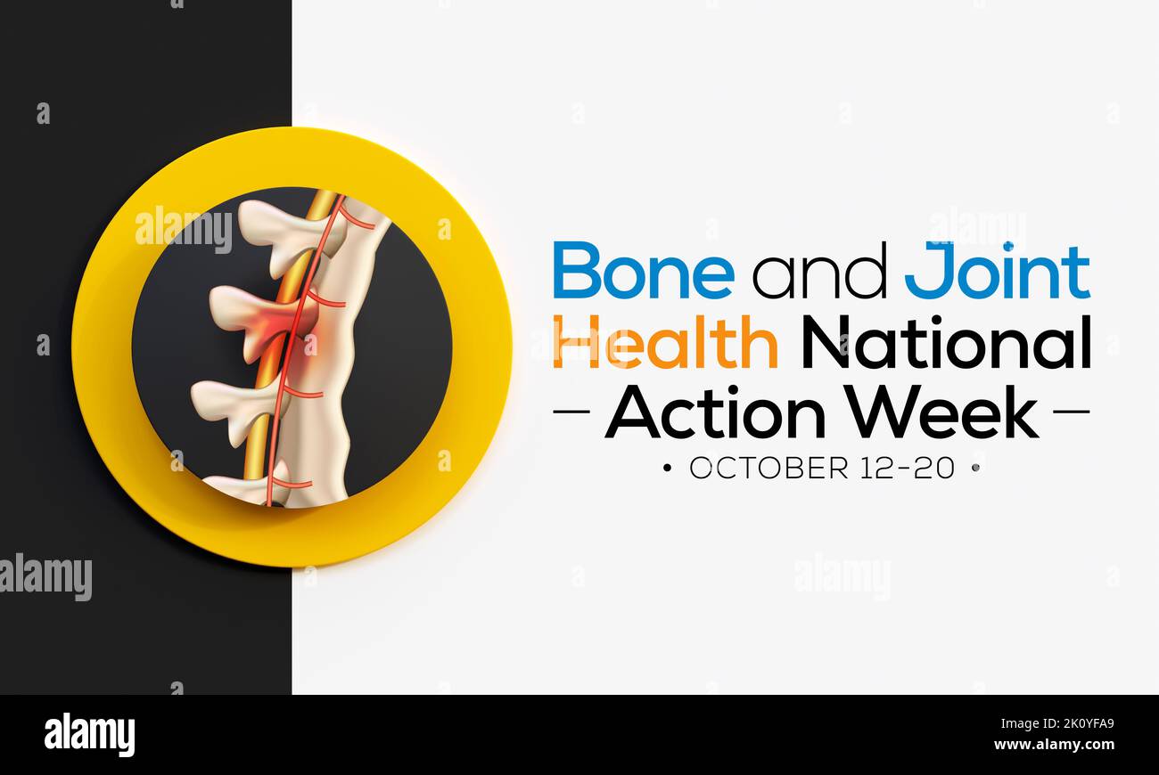 Bone and Joint health action week is observed every year in October ...
