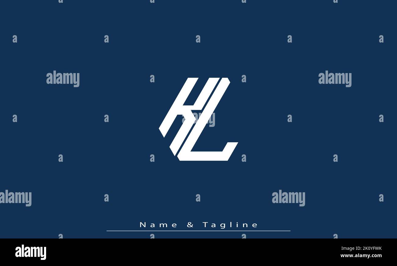 Alphabet letters Initials Monogram logo KL , LK Stock Vector Image ...