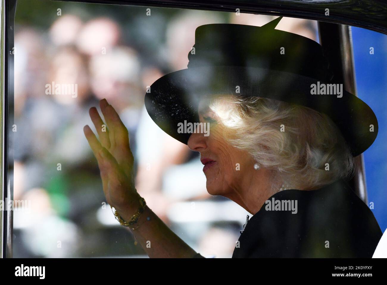 The Queen Consort leaves Clarence House, London, ahead of the ...