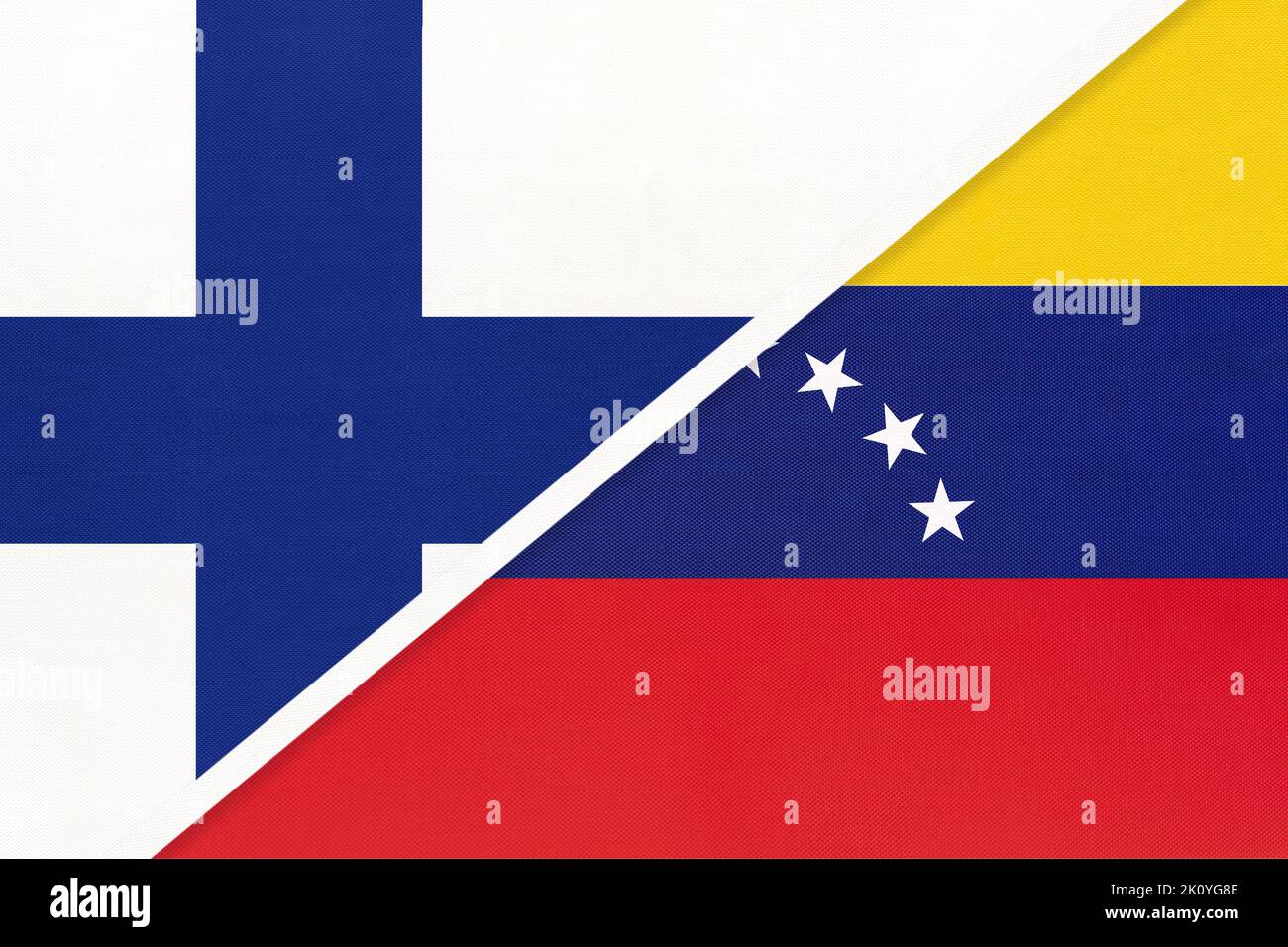 Finland and Venezuela, symbol of country. Finnish vs Venezuelan ...