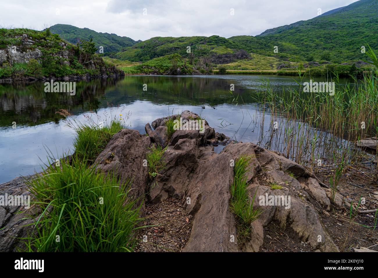 Meeting of the Waters, Killarney.. This is the point where all of ...