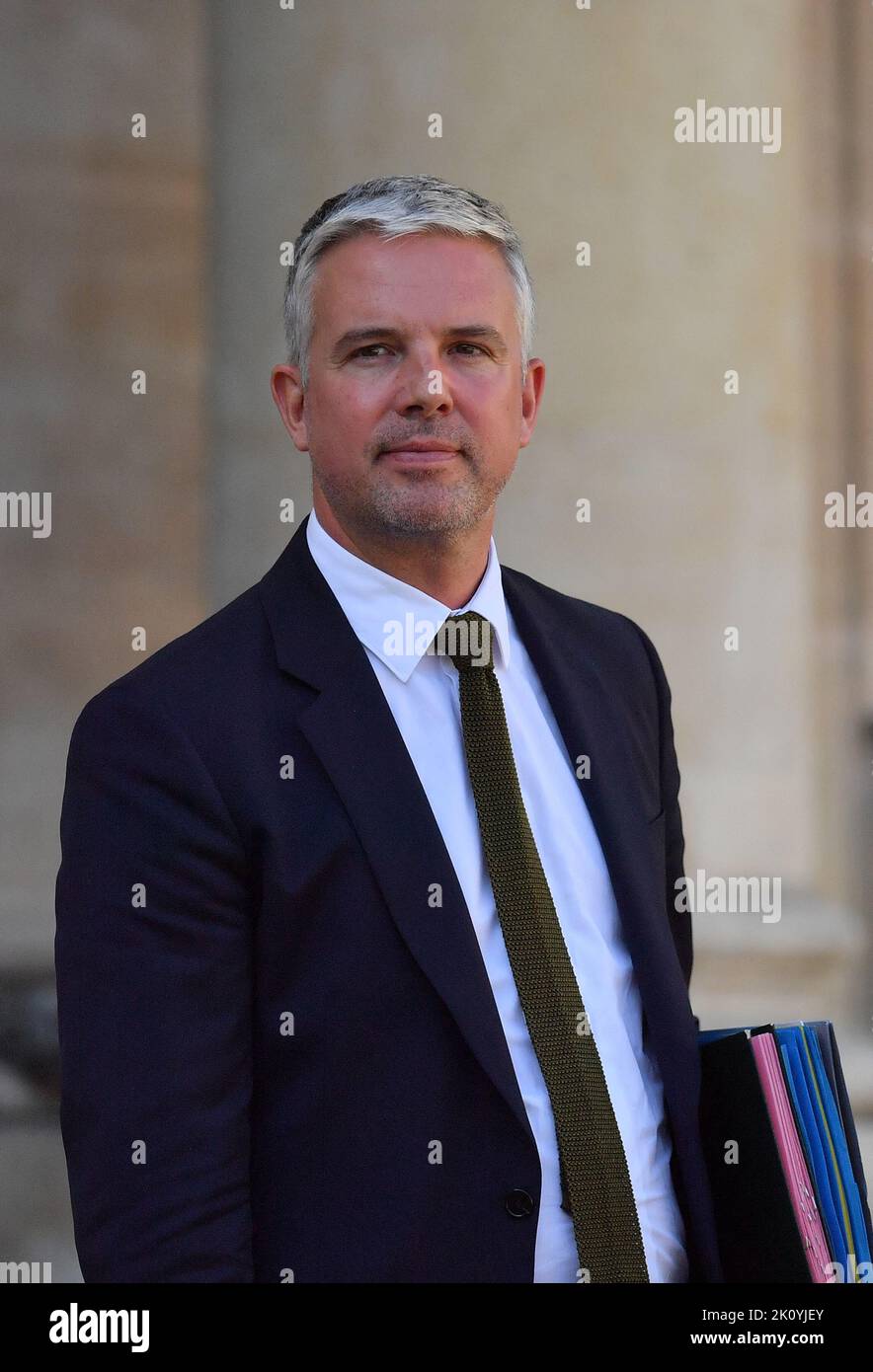 Paris, France. 14th Sep, 2022. Jean-Christophe Combe, Minister of ...