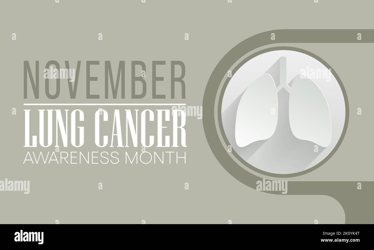 Lung Cancer awareness month is observed every year in November, lungs ...