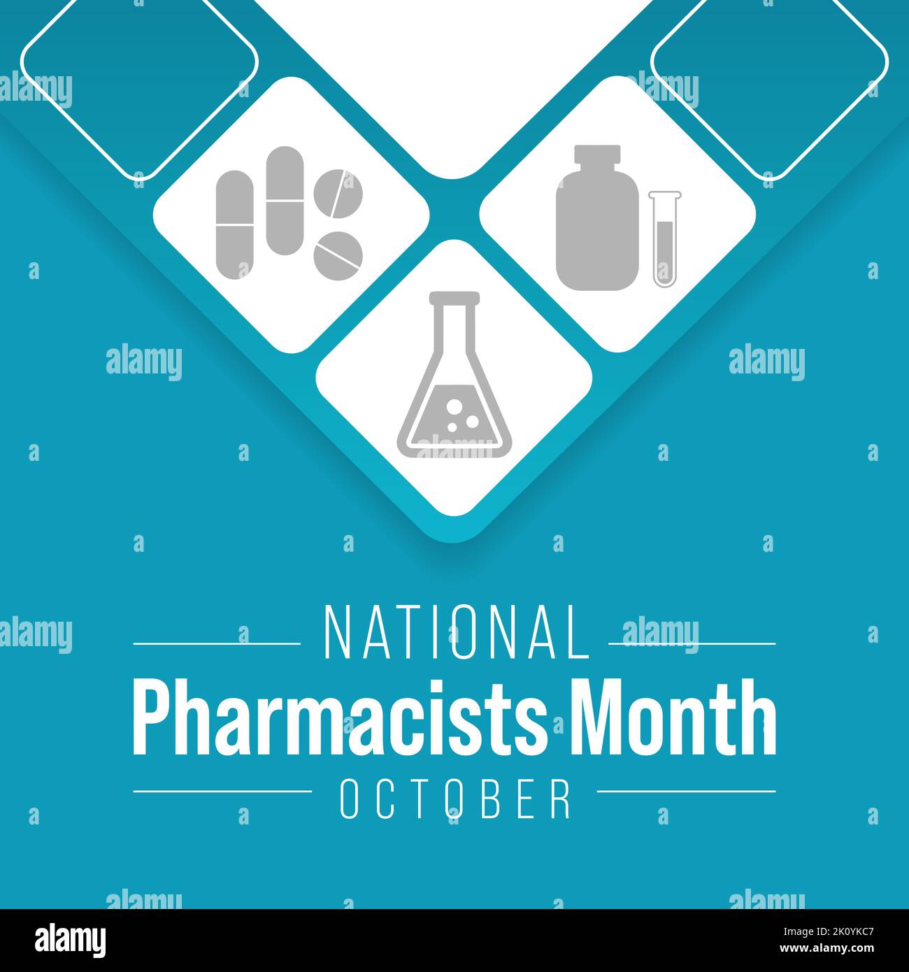 National Pharmacists month is observed every year in October Stock ...