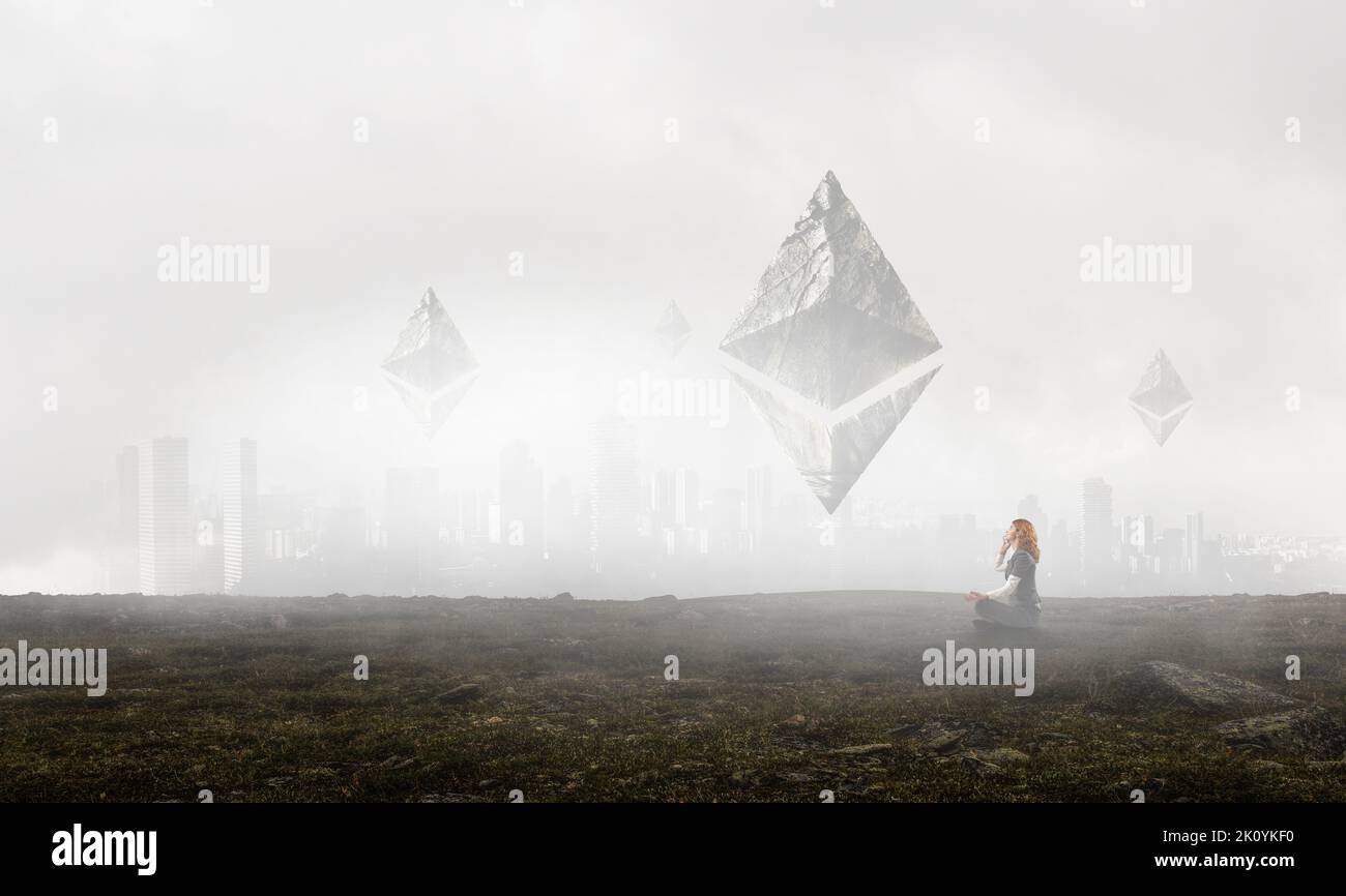 Floating pyramid hi-res stock photography and images - Alamy