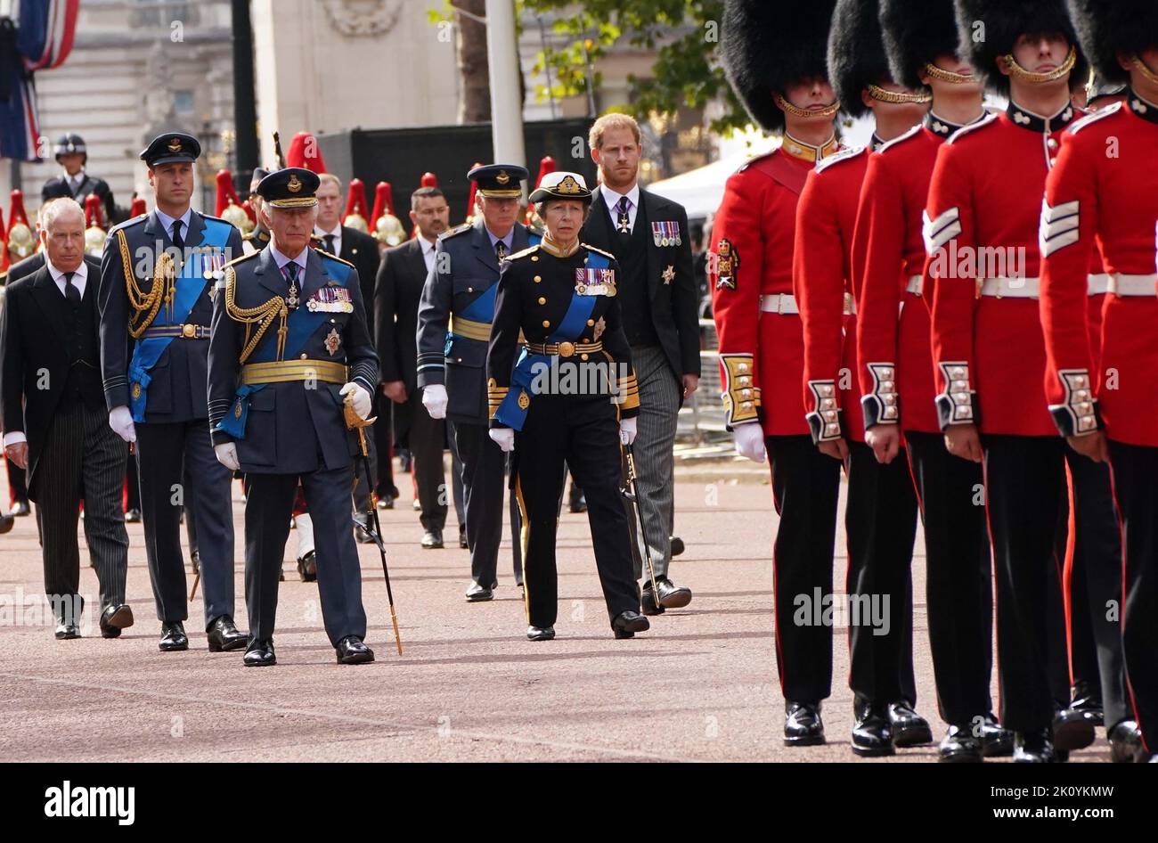 Members of the Royal Family, (left to right) Earl of Snowden, the ...