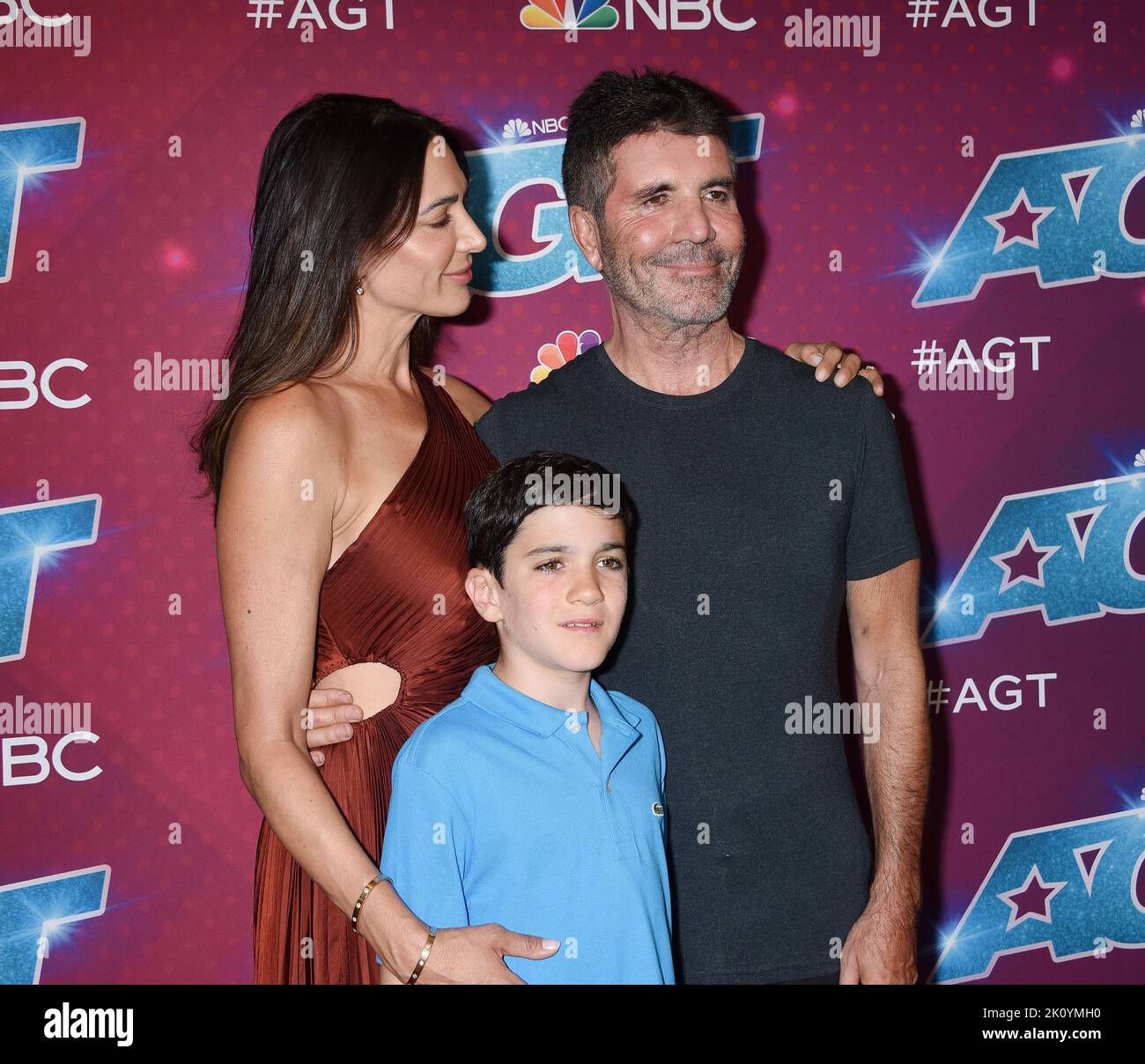 Lauren Silverman, Simon Cowell and Eric Cowell arriving to the "America ...