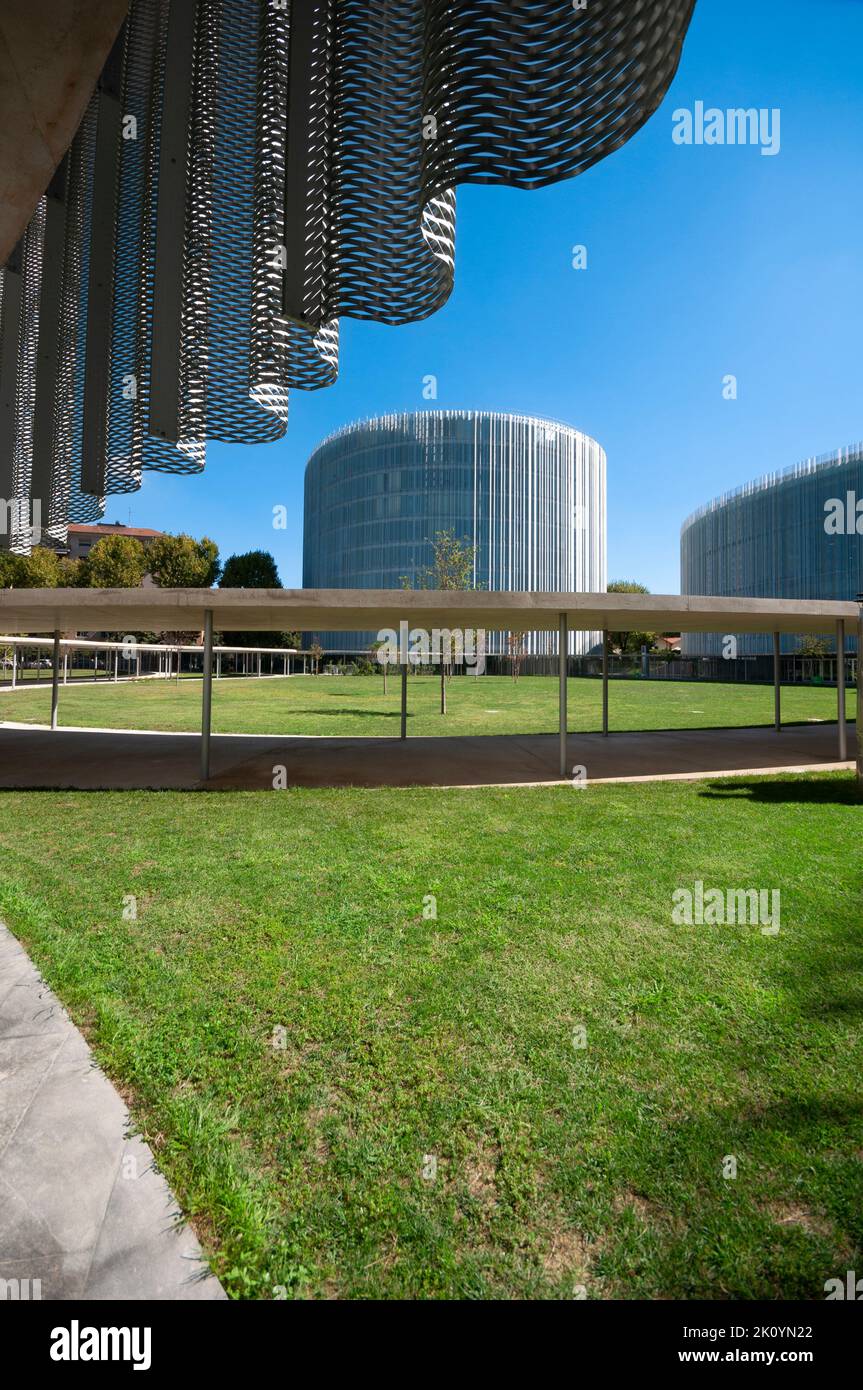 italy, Lombardy, Milan, SDA Bocconi Campus, Detail Facade, Designed by ...