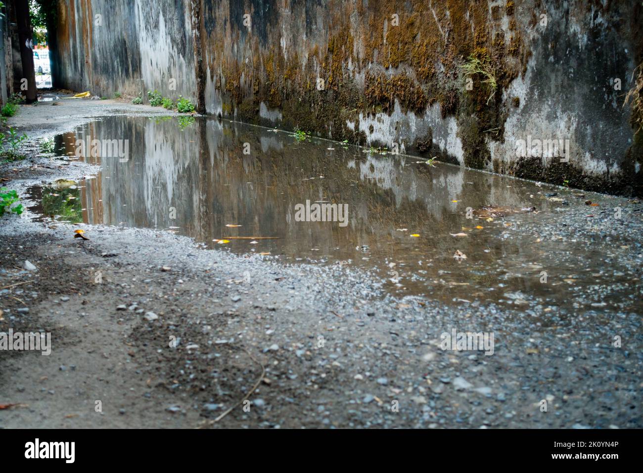 Water logging during monsoon on the streets of Dehradun city in India ...